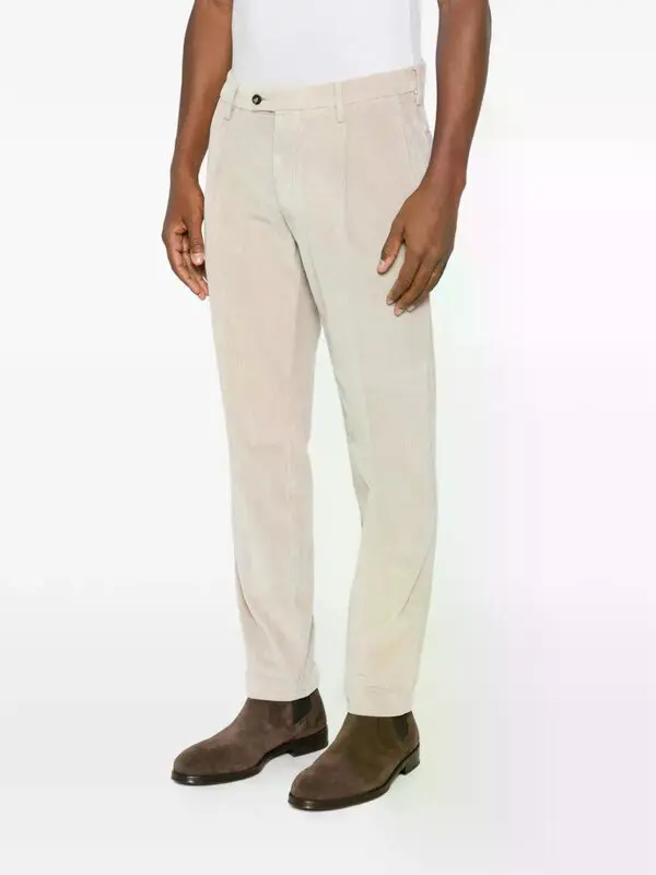 VELA SHOP Corduroy Straight-leg Trousers