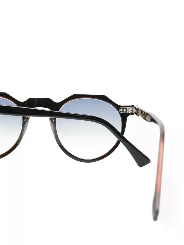 LESCA Bloc Geometric-frame Sunglasses - Black
