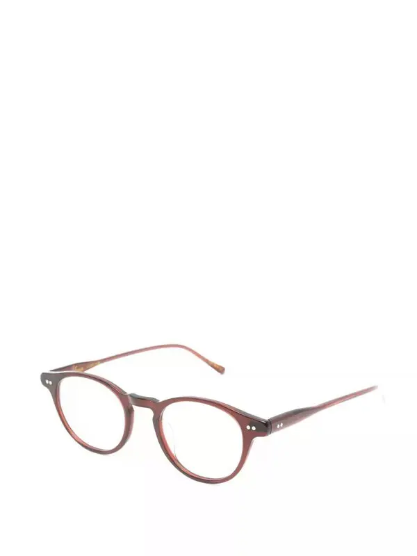 LESCA Bref Round-frame Glasses