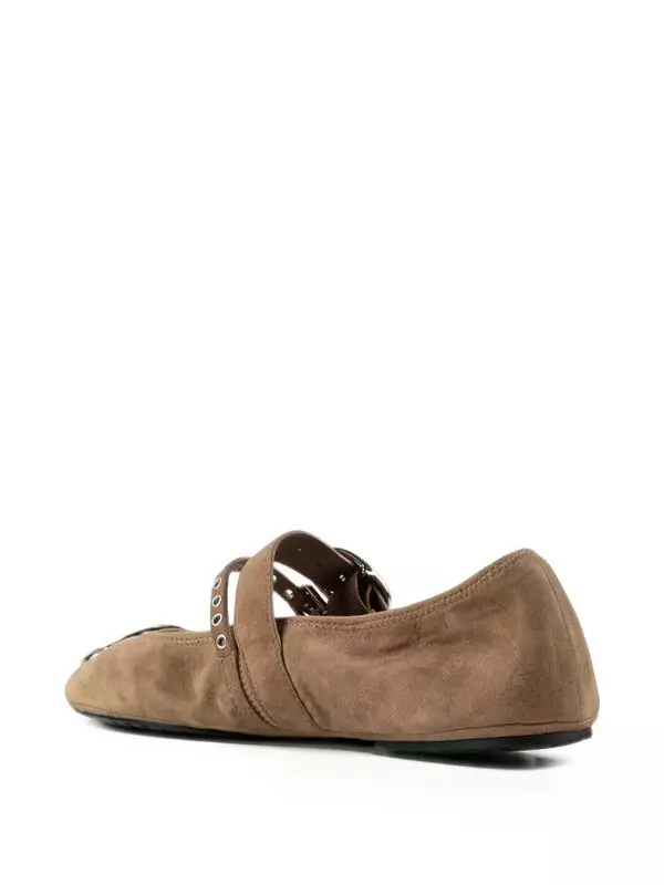 Tory Burch Reva Punk Travel Ballet Flats
