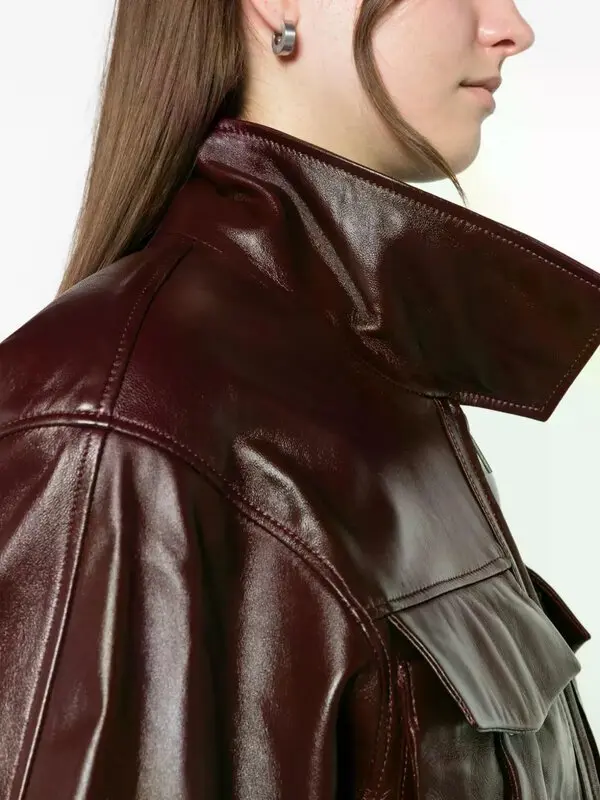 DUCIE Hope Leather Jacket