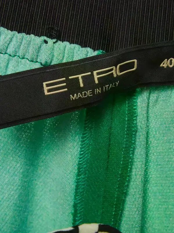 Etro Paisley-print Straight-leg Trousers
