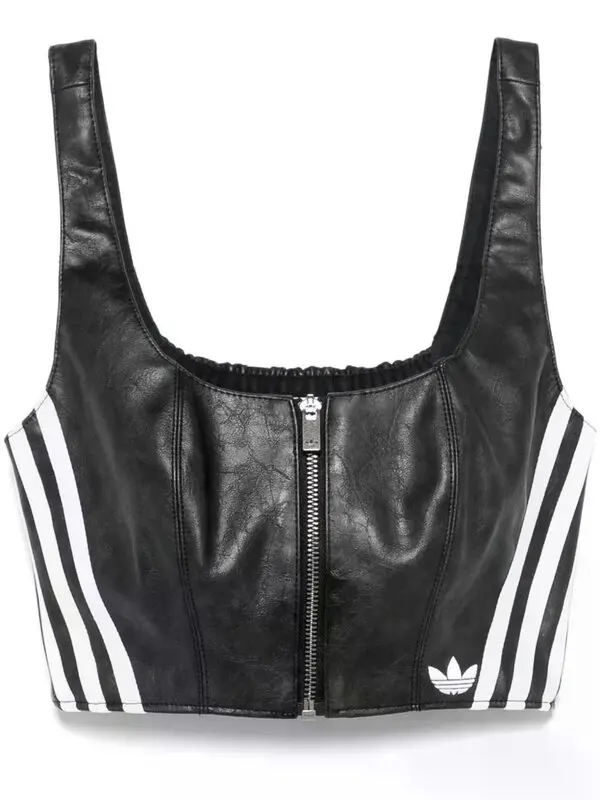 Adidas Faux-leather Top