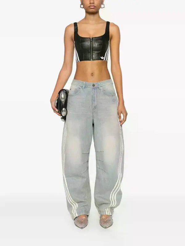 Adidas Faux-leather Top