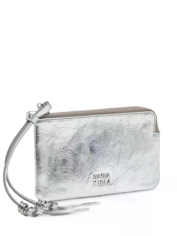 Bimba Y Lola Small Leather Wallet - Silver