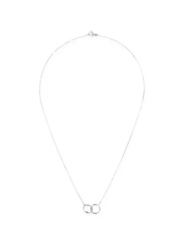 DANIEL WELLINGTON Classic Lumine Interlocking Necklace - Silver