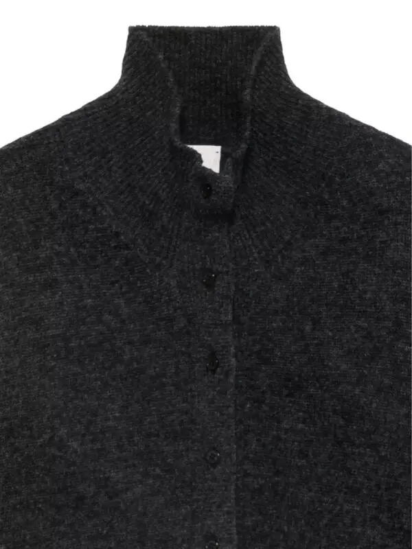 ALYSI High-neck Button-up Cardigan