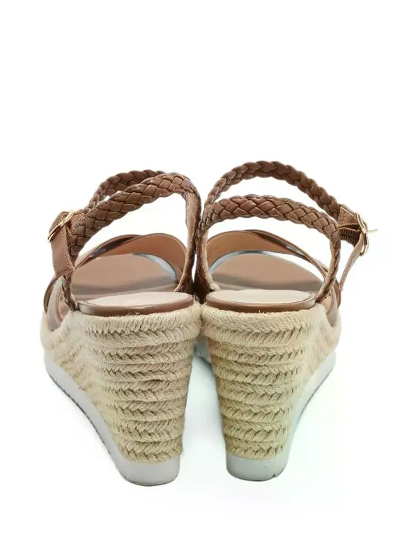 STUART WEITZMAN Braided Wedge Sandals