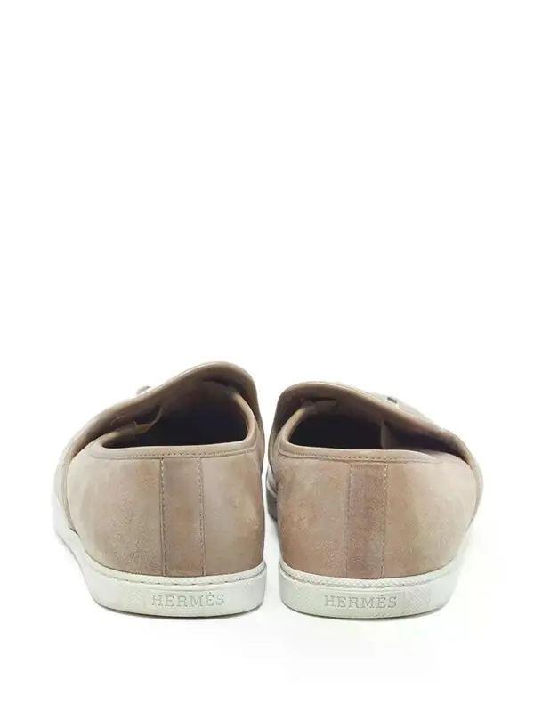 Hermès Jour Suede Loafers - Neutrals