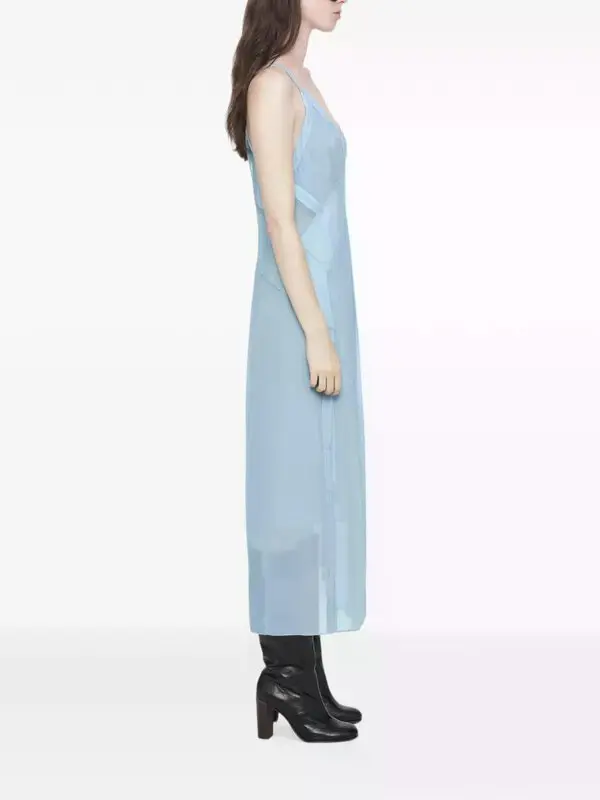 ALLSAINTS Fawn Panelled Midi Dress