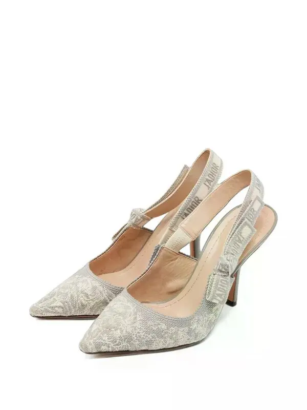 Dior J'adior Embroidered Slingback Pumps
