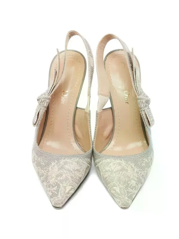 Dior J'adior Embroidered Slingback Pumps