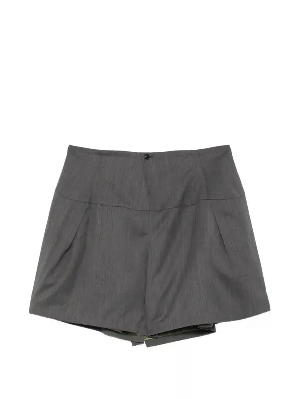 Toga Herringbone Flare Skirt