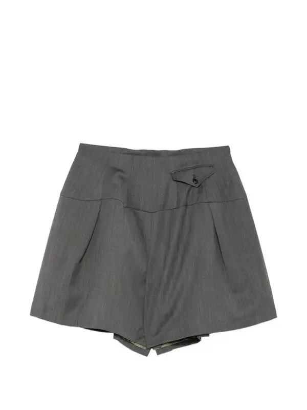 Toga Herringbone Flare Skirt