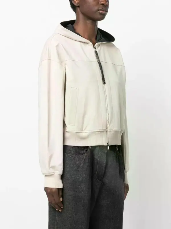Brunello Cucinelli Zip-fastening Hooded Sweatshirt