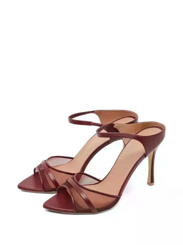 MALONE SOULIERS Una Mesh Sandals - Red