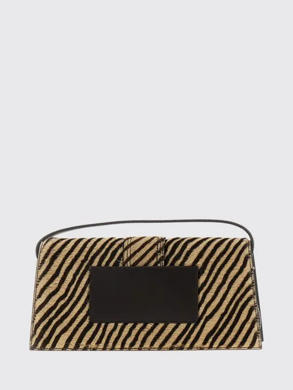 Jacquemus Le Bambino Long Zebra-print Pony-effect Leather Shoulder Bag