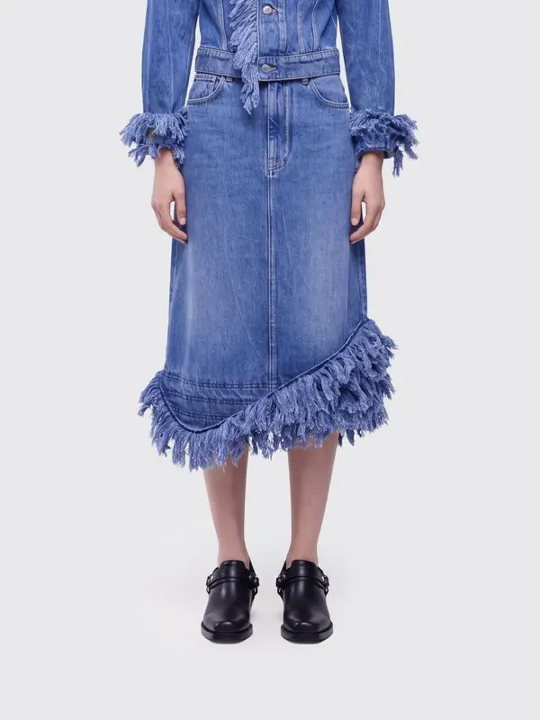 Rabanne Skirt Colour - Blue