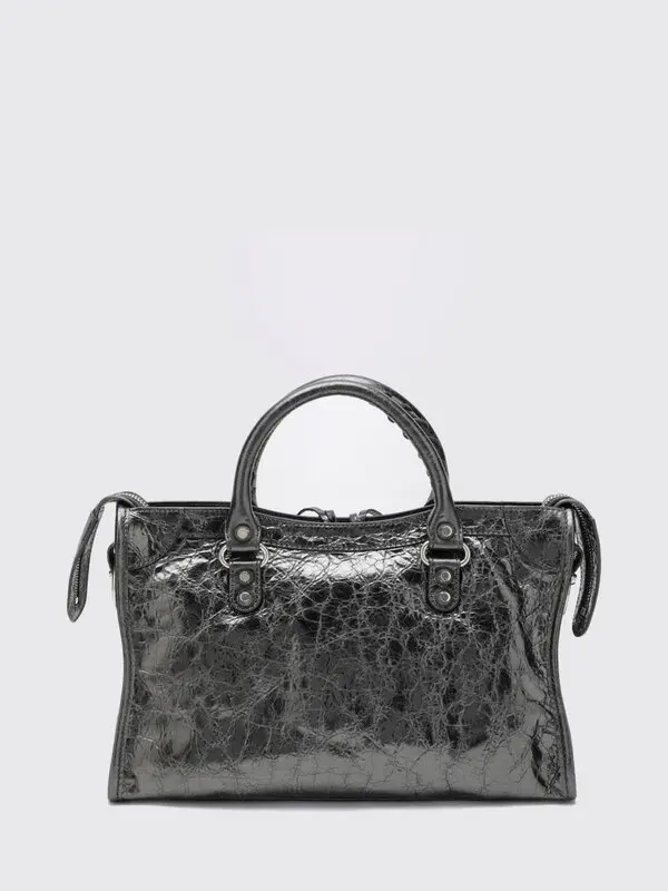 Balenciaga Small Le City Studded Arena Lambskin Handbag