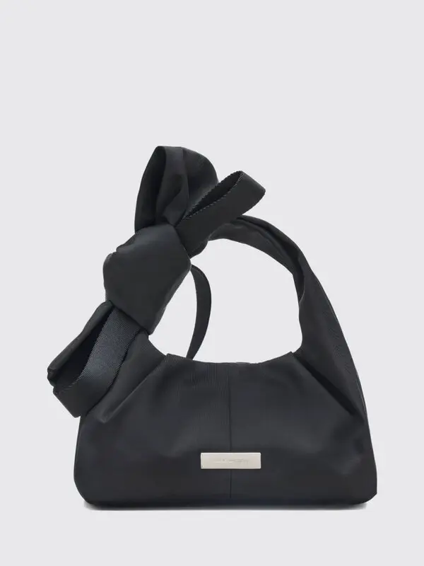 Marc Jacobs The Bow Sack Bag Nylon Mini Bag With Bow Appliqu - Black