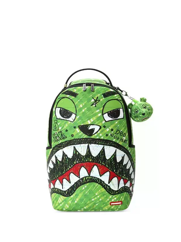 SPRAYGROUND Moneybear Doodle Backpack - Green