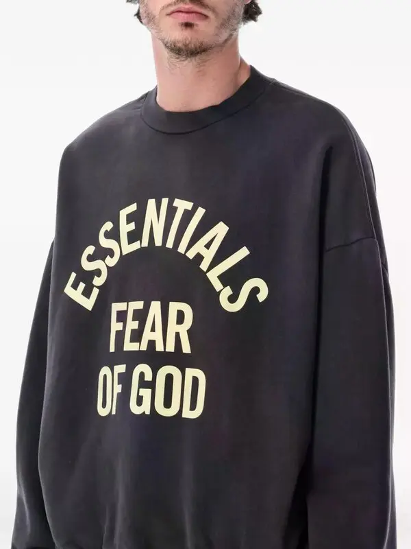 Fear Of God Logo-print Crew-neck Sweatshirt