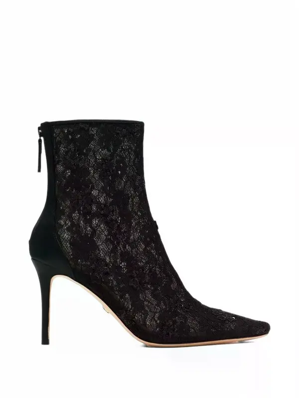 Badgley Mischka Raya Sequin-embellished Ankle Boots - Black