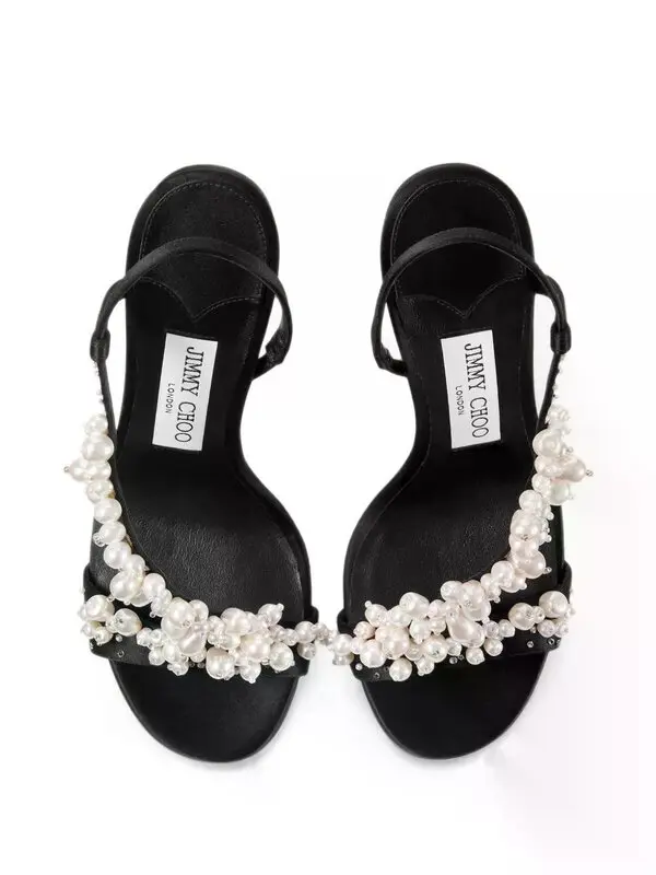 JIMMY CHOO Irina 100 Sandals - Black