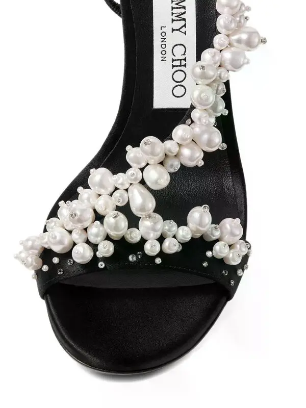 JIMMY CHOO Irina 100 Sandals - Black