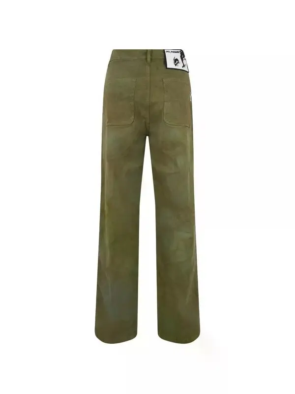DES_PHEMMES Crystal-embellished High-waisted Trousers