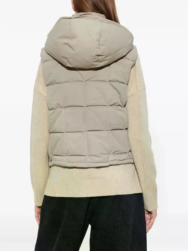 RETHINKIT STUDIOS Quilted Hooded Gilet
