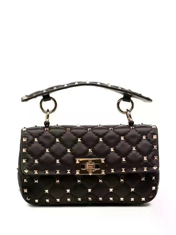 Valentino Garavani 2000-2017 Small Nappa Rockstud Spike Satchel