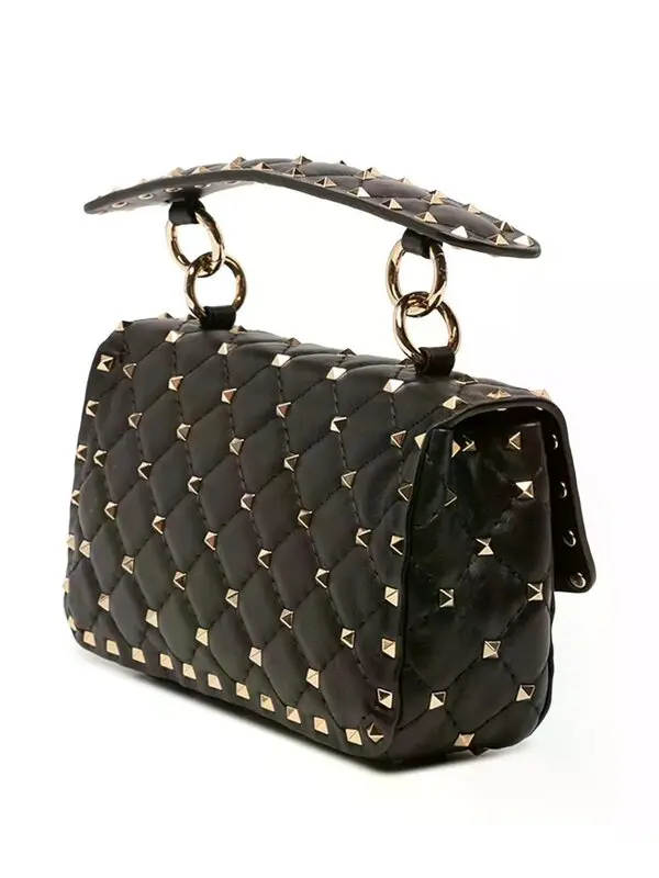 Valentino Garavani 2000-2017 Small Nappa Rockstud Spike Satchel