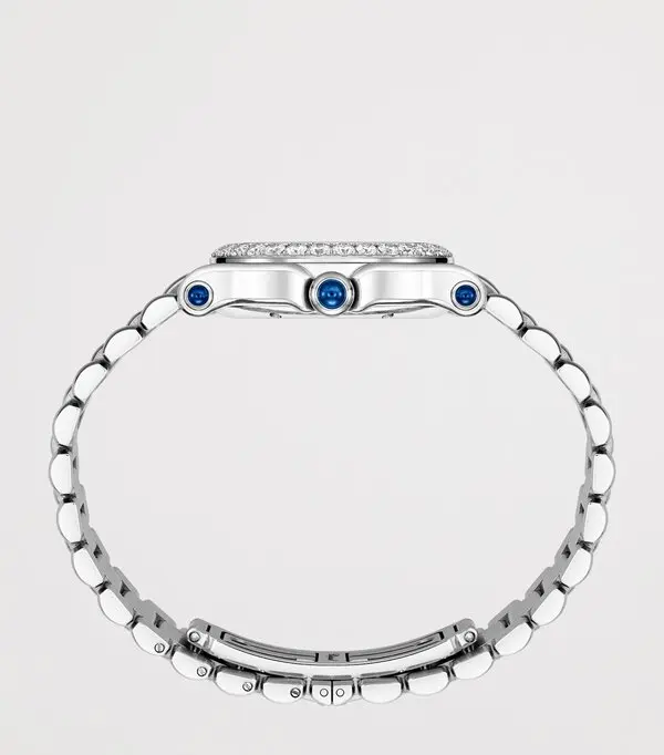 Chopard Stainless Steel And Diamond Happy Sport Watch