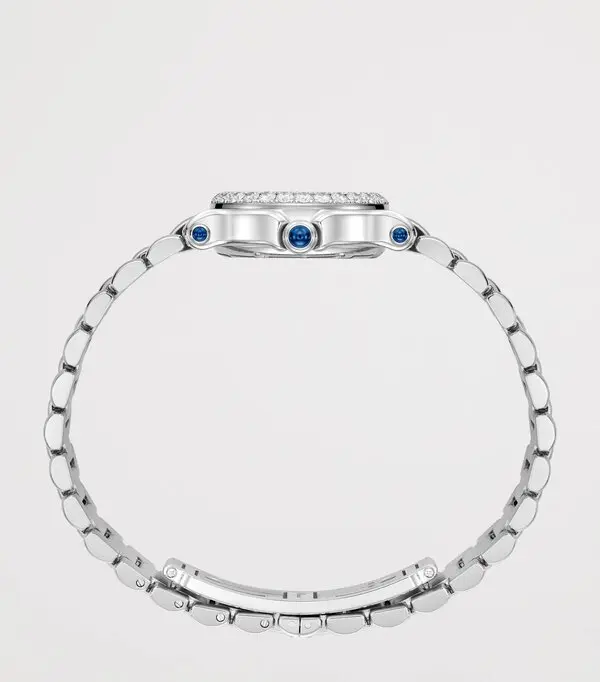 Chopard Stainless Steel And Diamond Happy Sport Watch