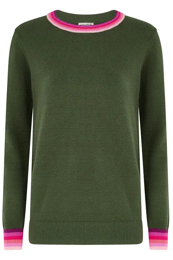 SUGARHILL BRIGHTON Stacey Sweater Khaki - Green