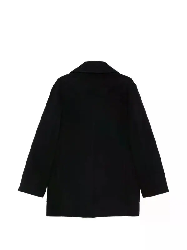 PALTO' Double-breasted Coat - Black