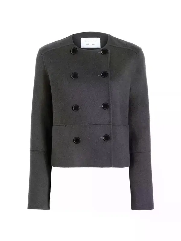 Proenza Schouler White Label Courtney Double-breasted Jacket - Grey