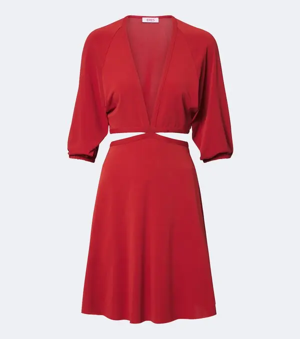 ERES Esmee Cutout Jersey Minidress - Orange