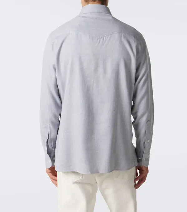 Brunello Cucinelli Cotton-blend Shirt