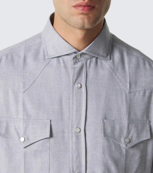 Brunello Cucinelli Cotton-blend Shirt