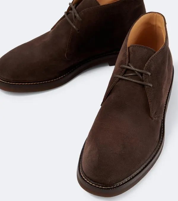 Brunello Cucinelli Suede Desert Boots