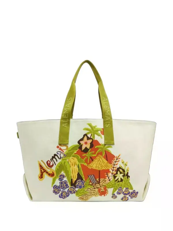 ALEMAIS Island Cove Beach Tote - Neutrals