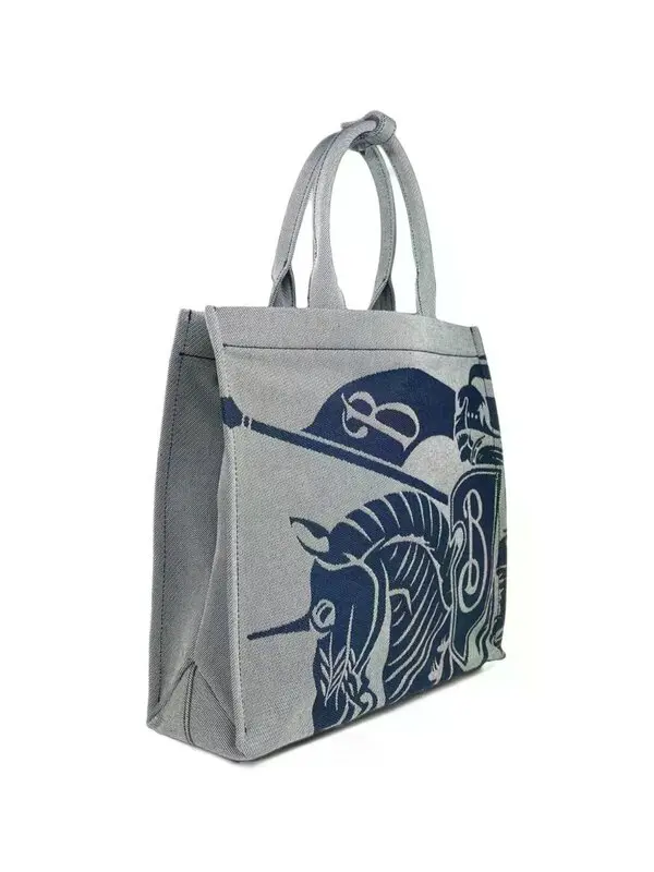 Burberry Ekd Canvas Tote Bag