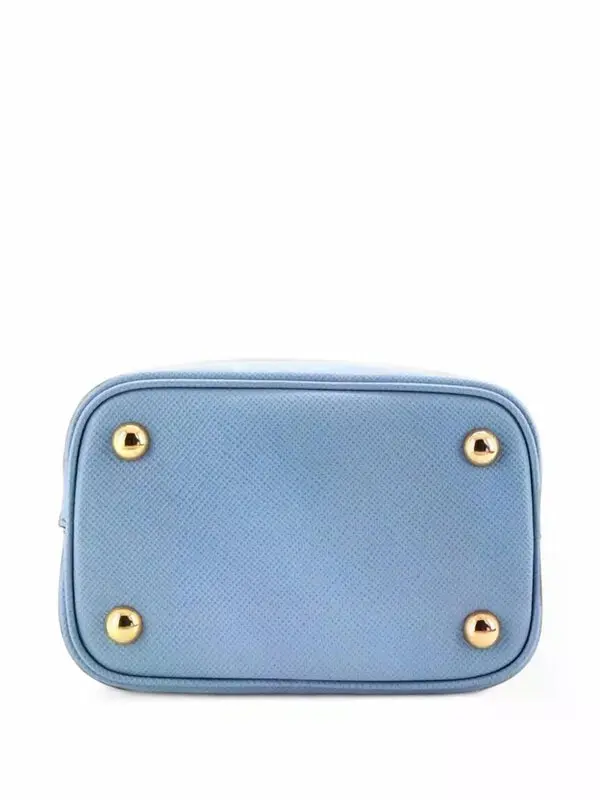 Prada Panier Saffiano Leather Small Bucket Bag