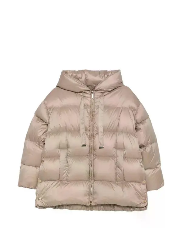 Max Mara Quilted Hooded Jacket - Neutrals