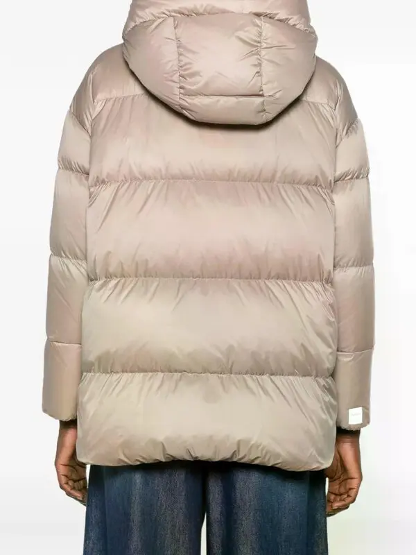 Max Mara Quilted Hooded Jacket