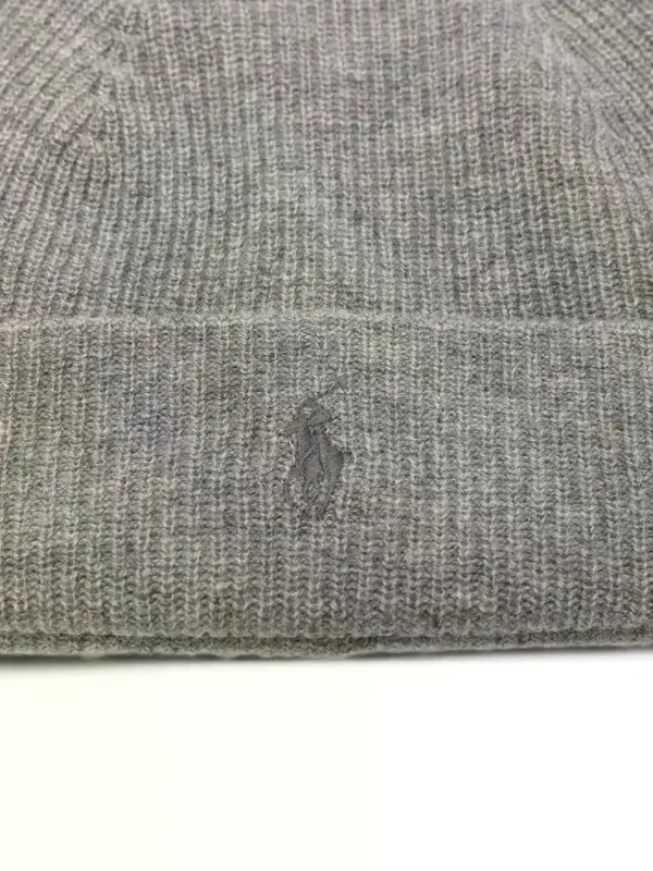 Polo Ralph Lauren Embroidered-logo Ribbed Beanie Hat