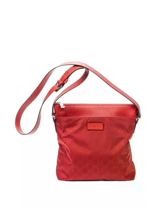 Gucci Monogrammed Zip Shoulder Bag