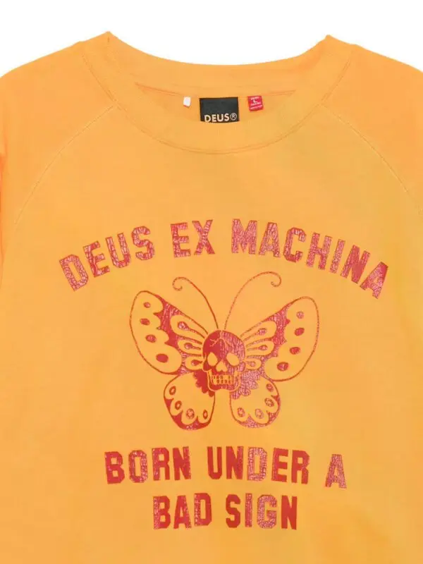 Deus Ex Machina Graphic-print Raglan-sleeve Sweater